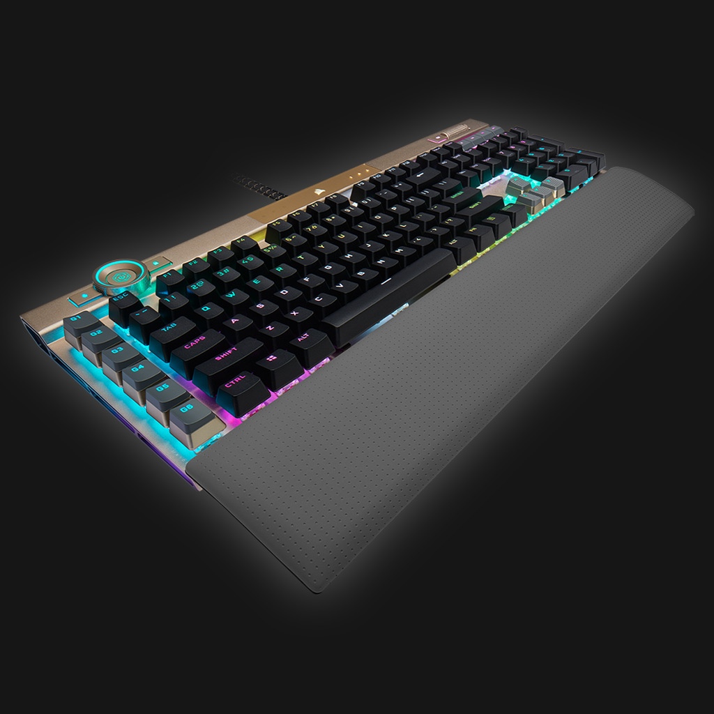 Corsair K100 RGB OPX Midnight Gold Mekanisk Keyboard